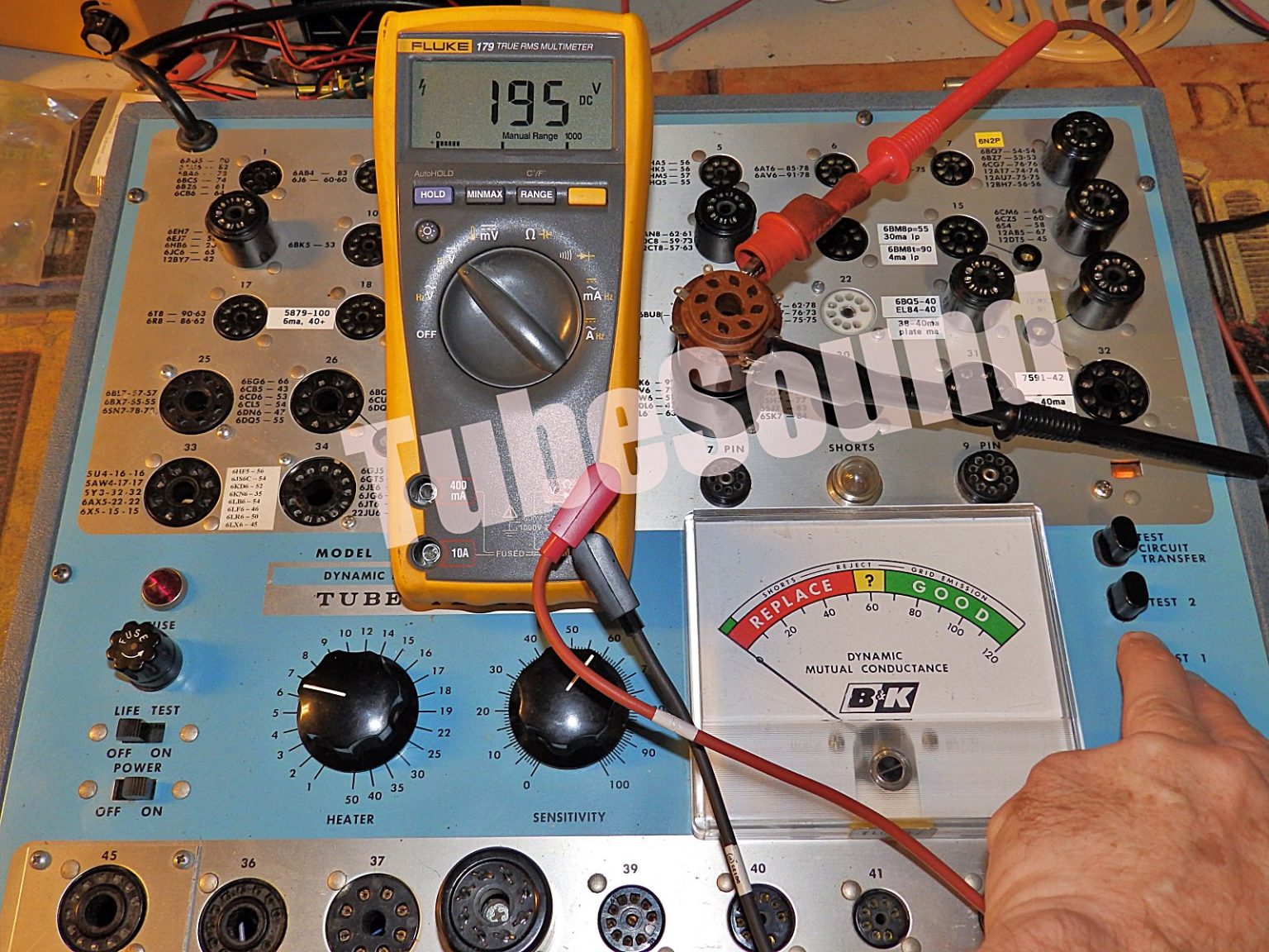 B&K 700 & 707 tube tester – TubeSound