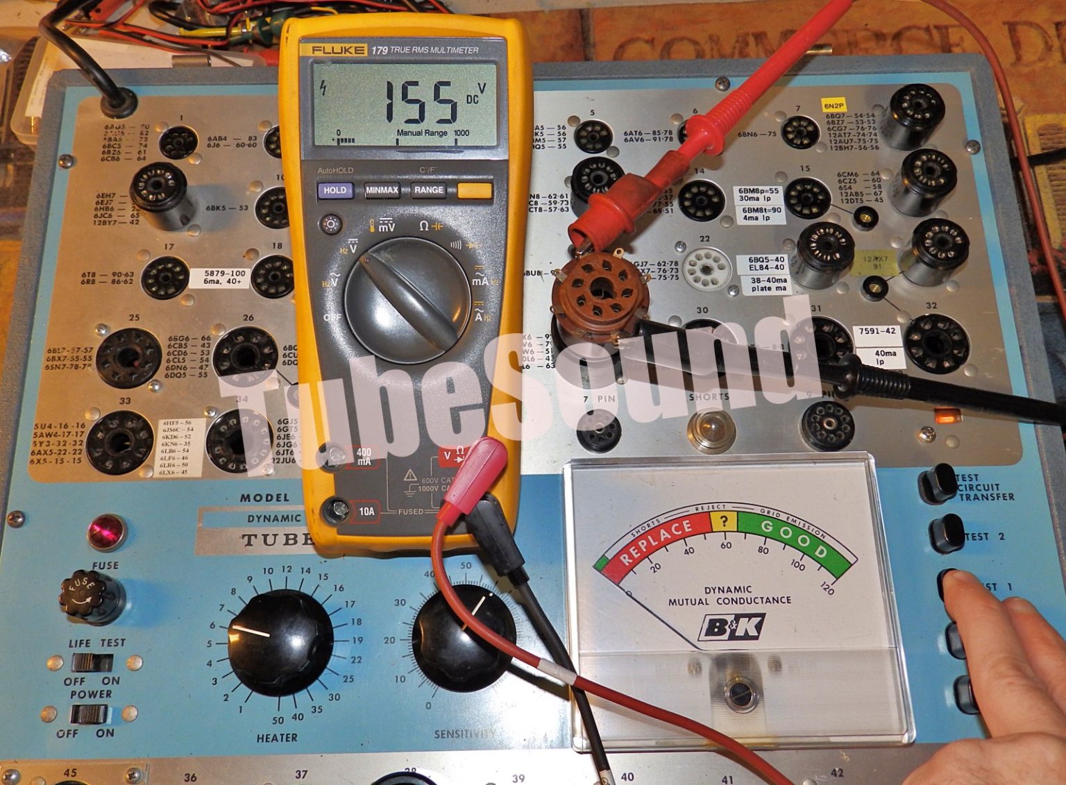 B&K 700 & 707 tube tester – TubeSound